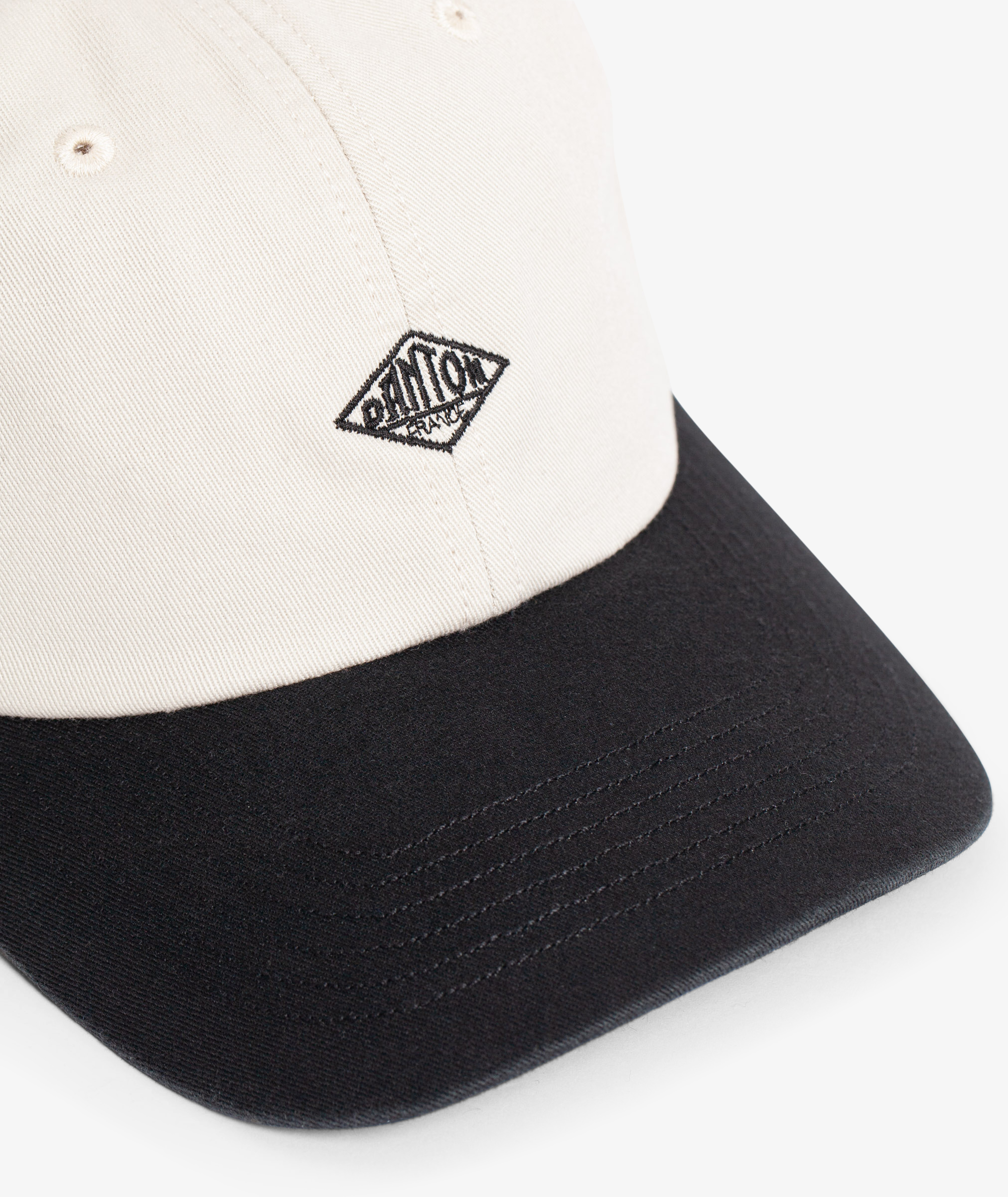 Norse Store | Shipping Worldwide - Danton 6 Panel Cap - Ivory / Black