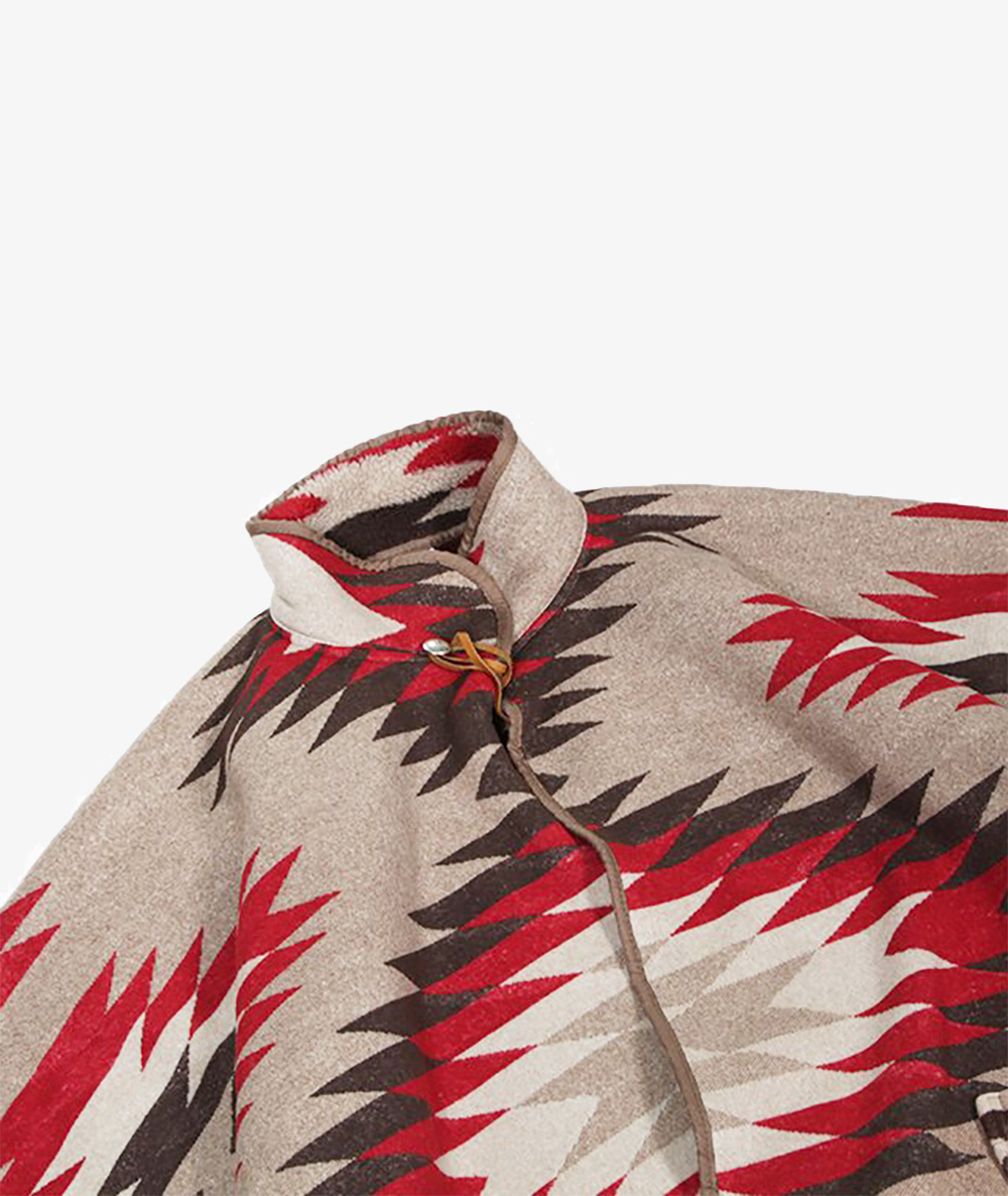 Norse Store | Shipping Worldwide - orSlow Navajo Boa Fleece Poncho - Navajo Norse Store | Shipping Worldwide - orSlow Navajo Boa Fleece Poncho - Navajo