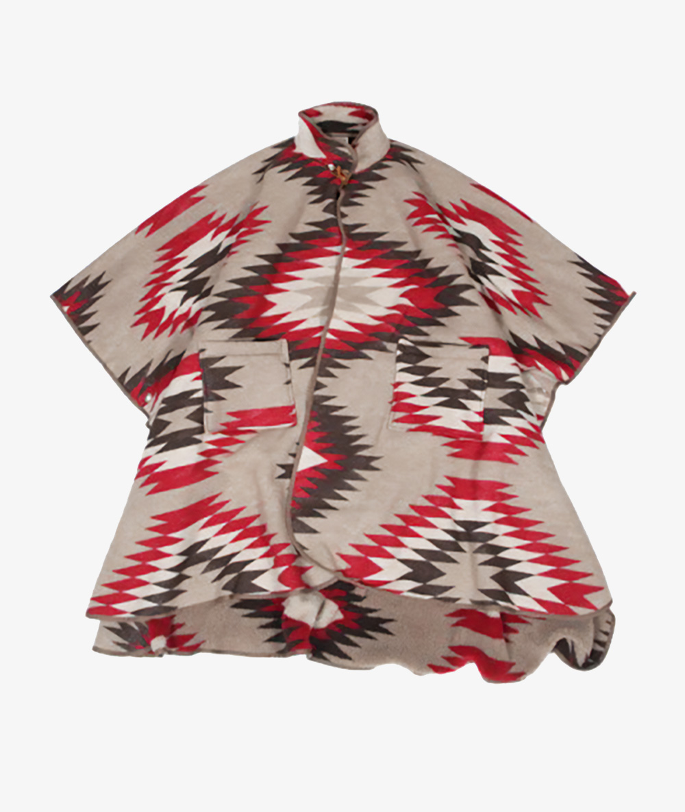 Norse Store | Shipping Worldwide - orSlow Navajo Boa Fleece Poncho - Navajo Norse Store | Shipping Worldwide - orSlow Navajo Boa Fleece Poncho - Navajo